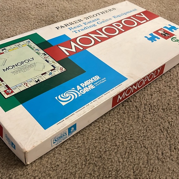 Parker Brothers | Games | Vintage 6s Parker Brothers Monopoly Real ...